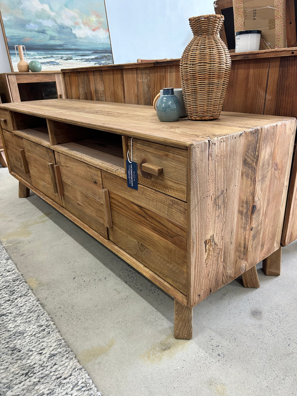 Forrester Farmhouse TV Unit – The Furniture Place
